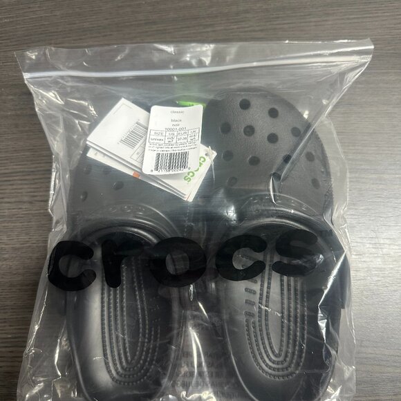 CROCS | Shoes | Crocs Classic Shoes Black Size M5w7 Unisex | Poshmark